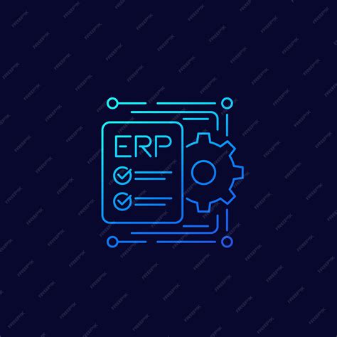 Premium Vector Erp Enterprise Resource Planning Icon Line Vector Design Premium Vector Erp Enterprise Resource Planning Icon Line Vector Design
