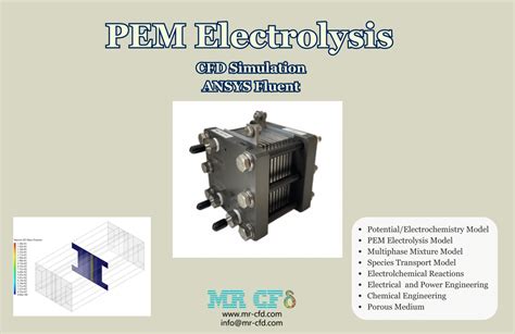 Pem Electrolysis Cfd Simulation Ansys Fluent Mr Cfd