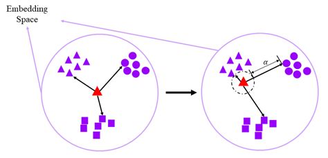 Illustration Of P N Pair Distance Loss Effect On A Target Domain Sample Download Scientific