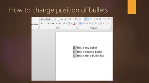 Creating And Modifying Lists In Ms Word Pptx Technology And Computing