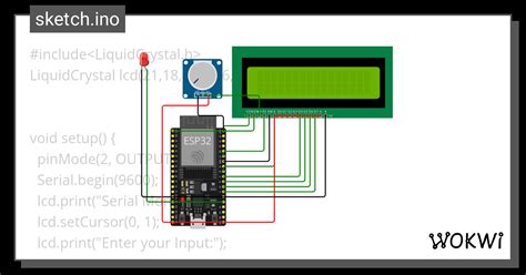 Lcd Wokwi Esp32 Stm32 Arduino Simulator