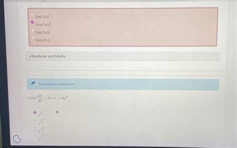 Identify The Integrating Factor For Each Of These Chegg