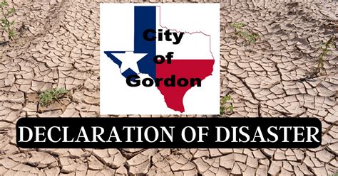 City Of Gordon Declaration Of Disaster Microplex News