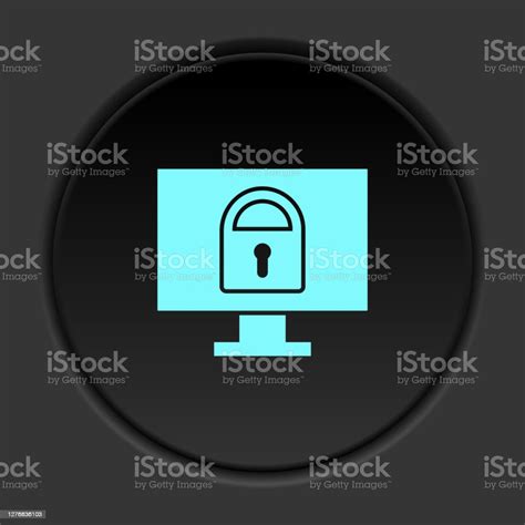 Round Button Icon Database Server Clock Monitor Button Banner Round