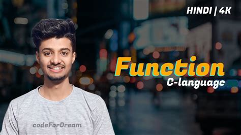 Function C Language Call By Value Youtube