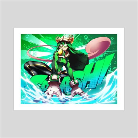 Tsuyu Asui My Hero Academia An Art Print By Salterious Inprnt