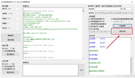 烧录 蓝牙一键烧录调试程序 批量烧写 Mac地址自增 串口调试 Phy62xx St17h6x 支持奉加微电子和伦茨科技蓝牙烧录程序