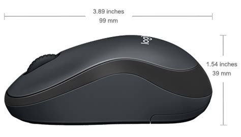 Logitech M Silent Mouse For Wireless Noiseless Productivity