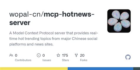 Github Wopal Cnmcp Hotnews Server A Model Context Protocol Server That Provides Real Time