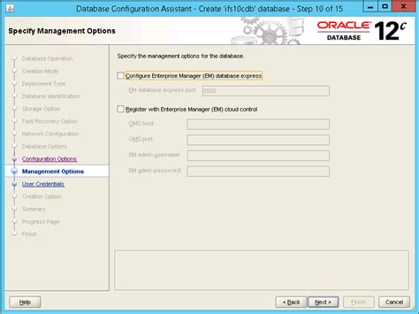 Create And Configure Oracle Database 12c Release 2 For Ifs Applications
