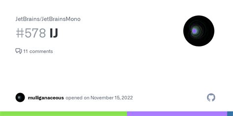 ij · issue 578 · jetbrains jetbrainsmono · github