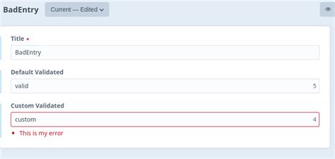 37x Setting Event Not Valid In Custom Validation Results In Entry Not Found · Issue