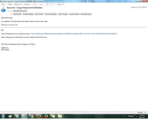 Nf 4322 Chatbot Azure After Visiting Link In Forgot Password Verification Mail Once
