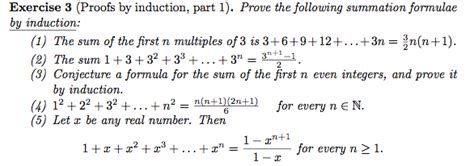 solved exercise 3 proofs by induction part 1 prove the