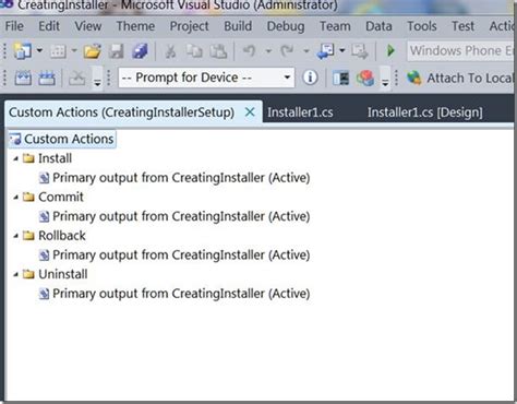 Creating An Msi Package For C Windows Application Using A Visual