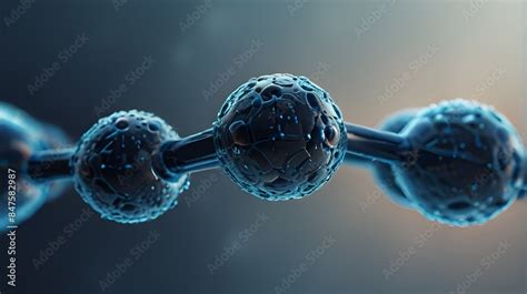 Science Molecules Design Background Structure For Medical Science Background 3d Illustration