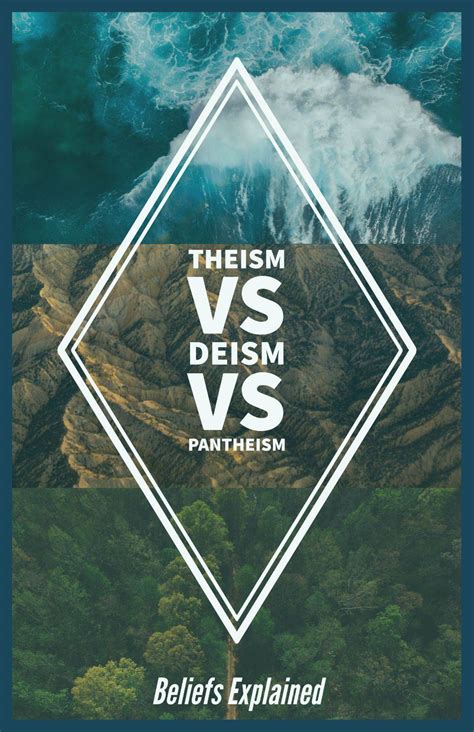 Theism Vs Deism Vs Pantheism Definitions Beliefs