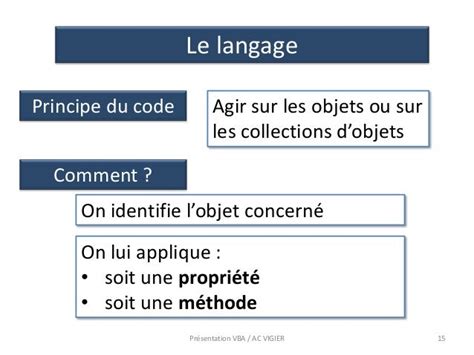 Introduction Aux Macros Sous Excel