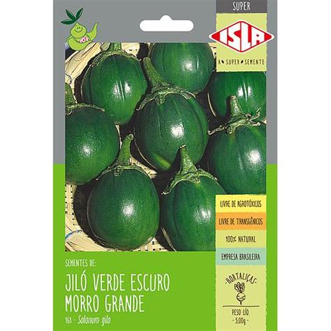 Jilo Escuro Morro Grande Verde Isla Sementes