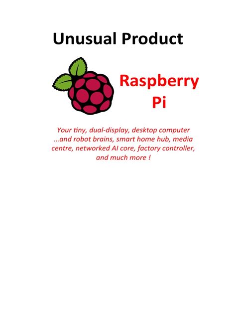 Raspberry Pi 4 Pdf Raspberry Pi Computer Architecture