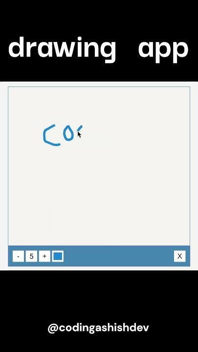Drawing App Shorts Coding Programming Htmlcssjavascript Youtube