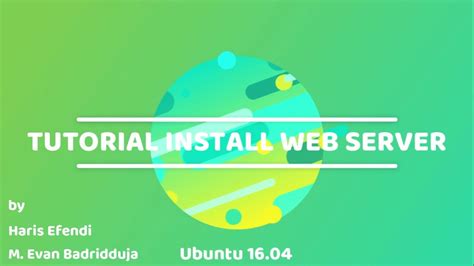 Tutorial Install Web Server Di Linux Youtube
