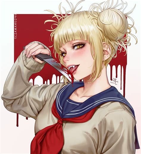 Toga Licking Her Knife BnHA R Massivefangs