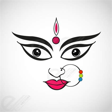 Goddess Durga Free Vector Download Freeimages