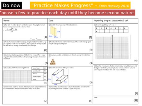 Gcse 1 9 Higher Solving Quadratic Equations Revision Teaching Resources