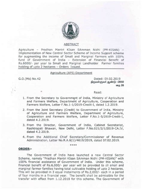g o ms no 42 agri dated 9 2 19 pm kisan final pdf