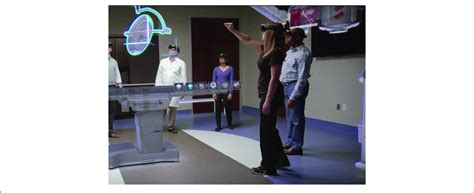 A Mixed Reality Scenario Showing Five Co Located Users Download Scientific Diagram