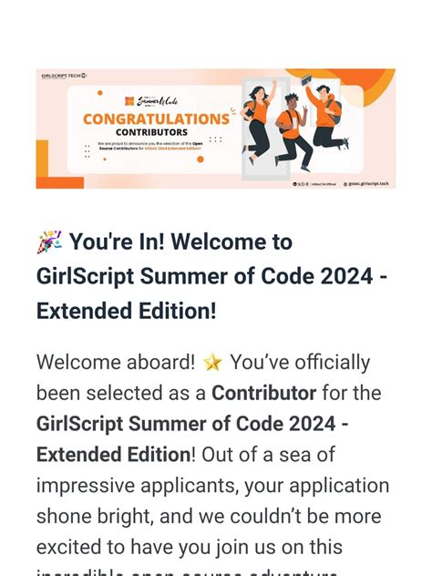 Satvika Panwar On Linkedin Girlscriptsummerofcode