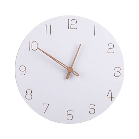 Timer Quartz Silent Battery Operated Nordic Style Grandado