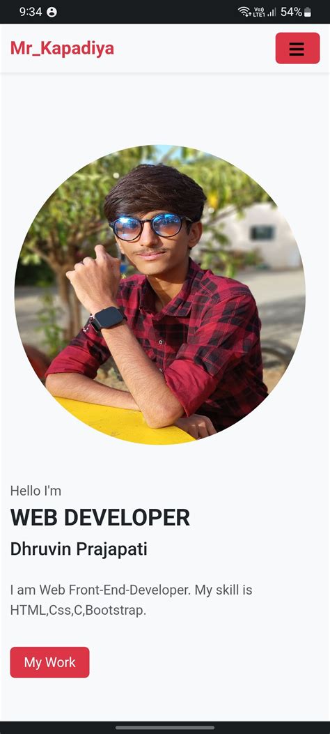 dhruvin kapadiya on linkedin check my responsive website using html…