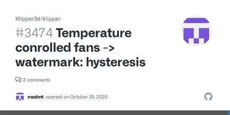 Temperature Conrolled Fans Watermark Hysteresis · Issue 3474