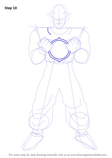 How To Draw Piccolo Daimao From Dragon Ball Z Dragon Ball Z Step By Step