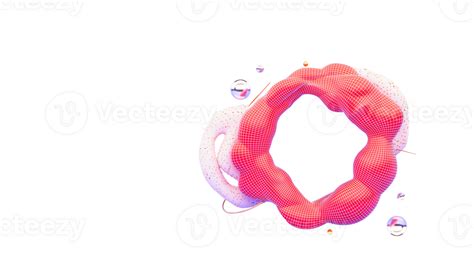 3d Render Of Abstract Mockup Wireframe Frame With Shiny Balls And Wireframes 23594374 Png