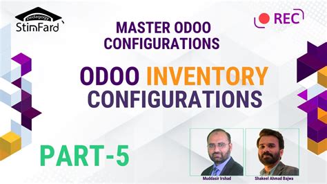 Part 5 Basic Of Odoo Inventory Configurations Master Odoo Configurations Training Urdu