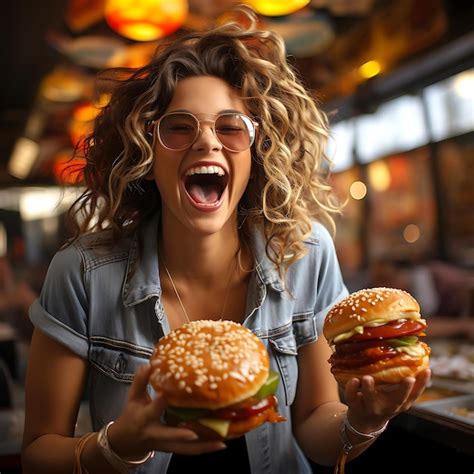 Premium Ai Image Delicious The Famous Burger Experience Ai Generated