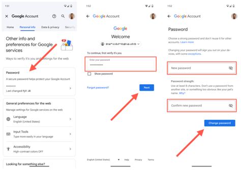 How To Change Or Reset Your Google Account Password