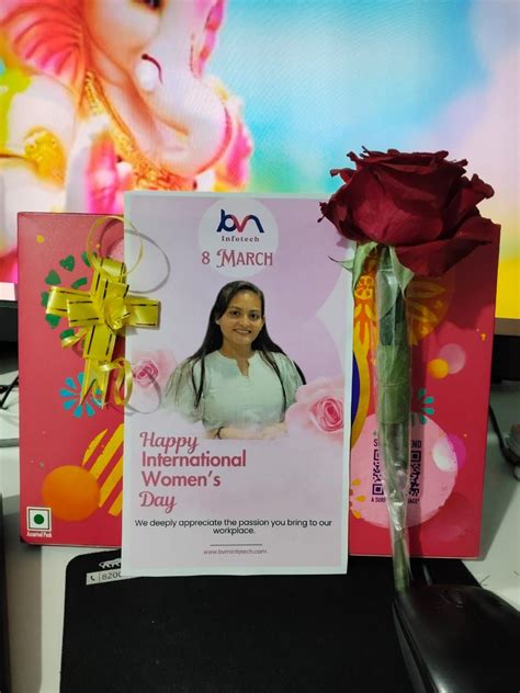 Gratefultobvminfotech Internationalwomensday Empoweringcelebration Mansi Maniya
