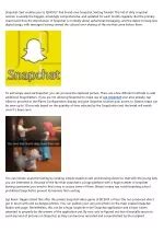 PPT The Secret Psychology Of Snapchat PowerPoint Presentation Free Download ID