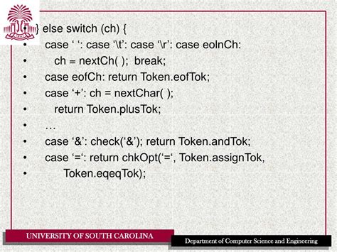 Ppt Csce 330 Programming Language Structures Chapter 3 Lexical And Syntactic Analysis
