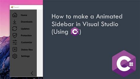 How Do I Open The Sidebar In Visual Studio At Beverly Morton Blog