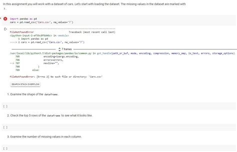 Solved In This Assignment You Will Work With A Dataset Of Chegg