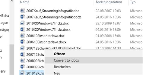 Schnellkonvertieren Doc Zu Docx Xls Zu Xlsx Pctippch