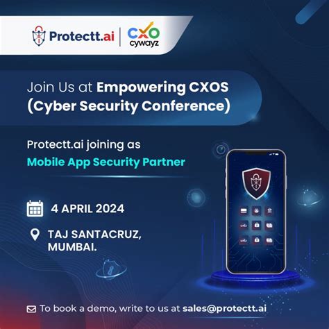 Protectt Ai On Linkedin Empoweringcxo Ciso Cio Cybersecurityconference Cyberevent…