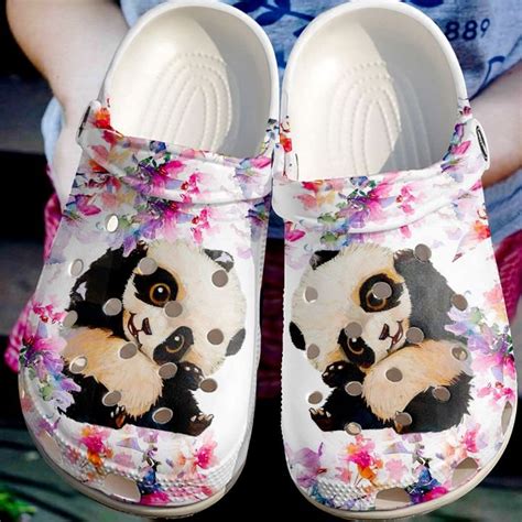 Panda Quirky Pandas Crocs Clog Shoes Animetrium