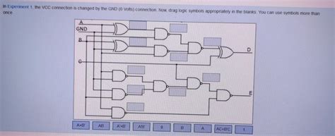 Solved In Experiment 1 The VCC Connection Is Changed By The Chegg Com
