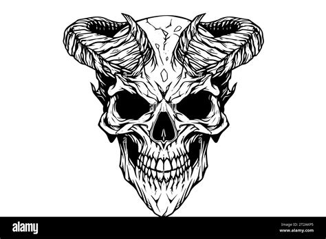 Devil Horns Drawing At Ellie Redmond Blog